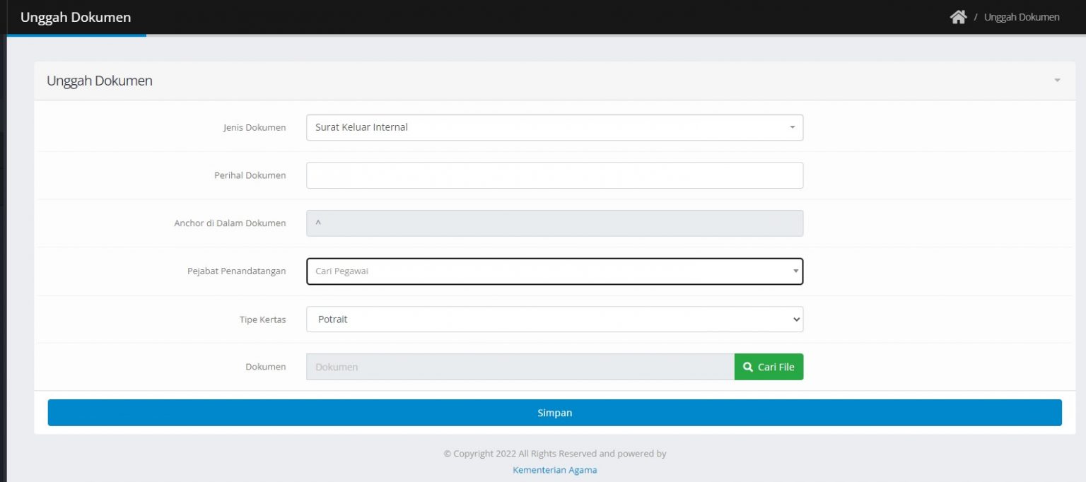 Pengelolaan Surat Elektronik TTE Kemenag - Farazinux