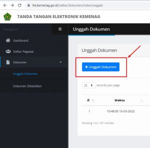 Pengelolaan Surat Elektronik TTE Kemenag