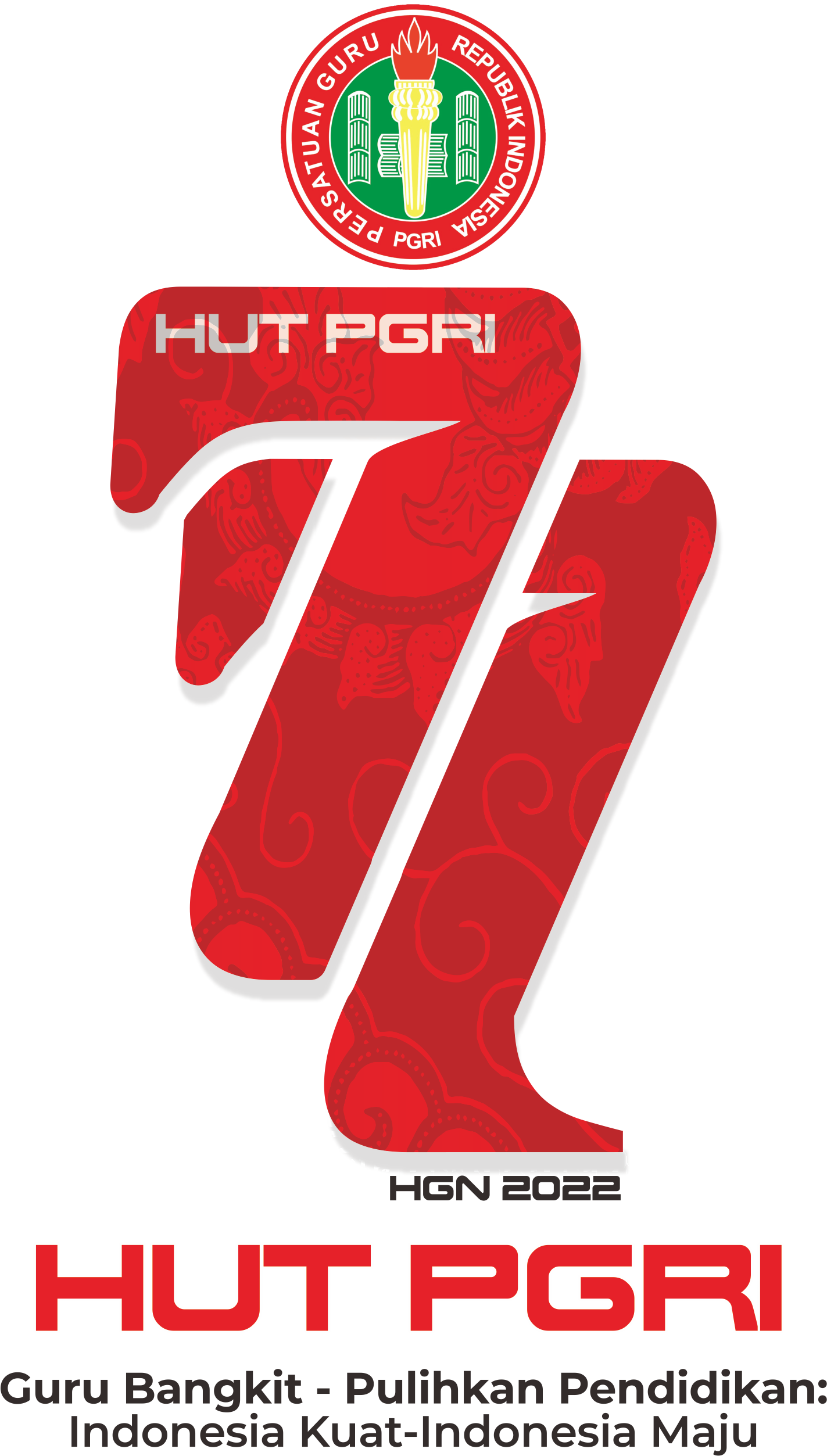 Download Logo Hut Pgri Ke 77 2022 Format Cdr Dan Png