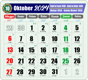 Kalender 2024 Lengkap dengan Hijriyah, Jawa, dan Pasaran | Download CDR ...