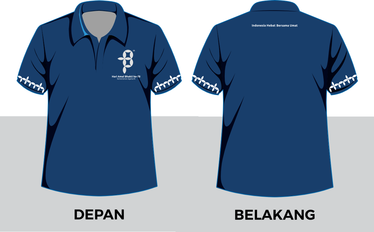 Desain Kaos HAB Kemenag Ke 78 Tahun 2024 | PNG, PDF, CDR - Farazinux