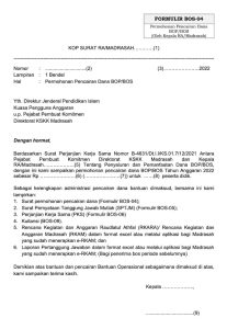 Format Surat Pengajuan BOS | Download File Word dan Excel - Farazinux